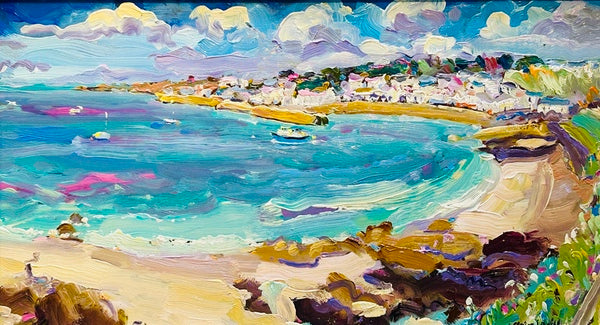 A Glorious Spring Day in Cornwall. OIL (CL16) – Purple Gallery