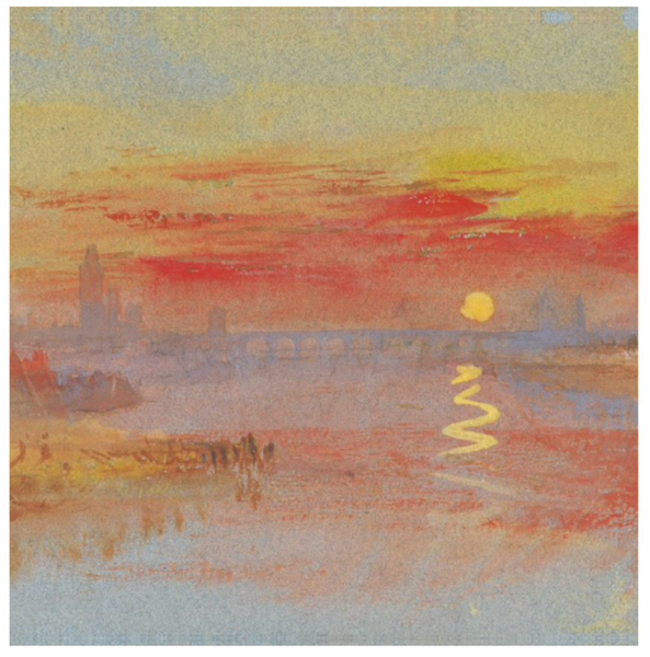 The Scarlet Sunset - William Turner (Card) – Purple Gallery