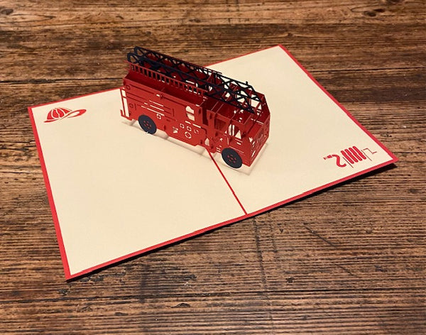 Fire Engine Card – Purple Gallery