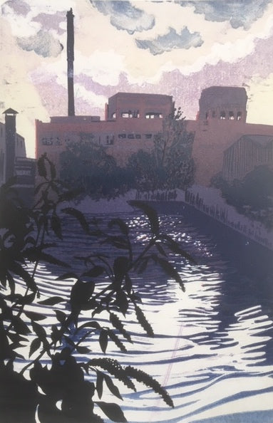 Typhoo Building from Fazeley Street (framed) – Purple Gallery