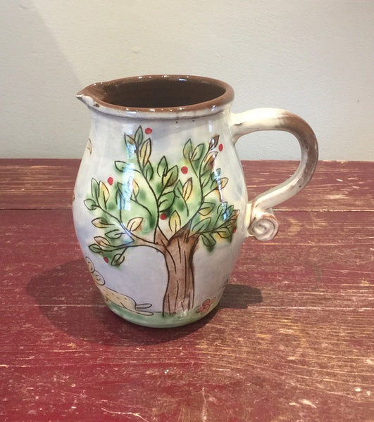 Landscape Trees Jug with Rabbit – Purple Gallery