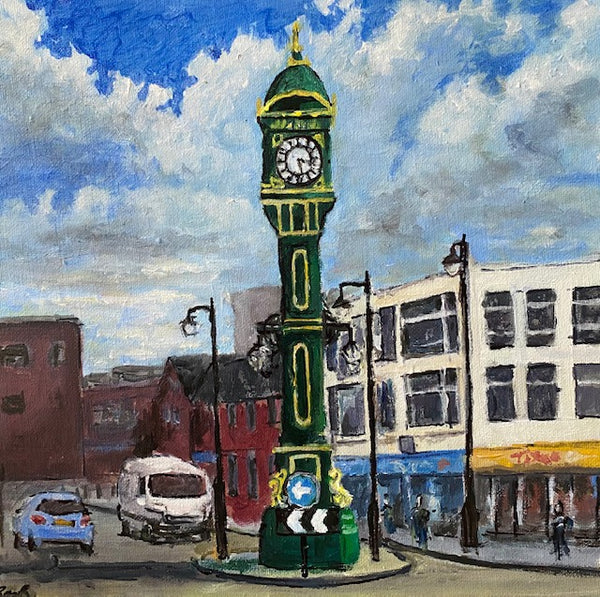 The Chamberlain Clock. Oil Painting (RR09) – Purple Gallery