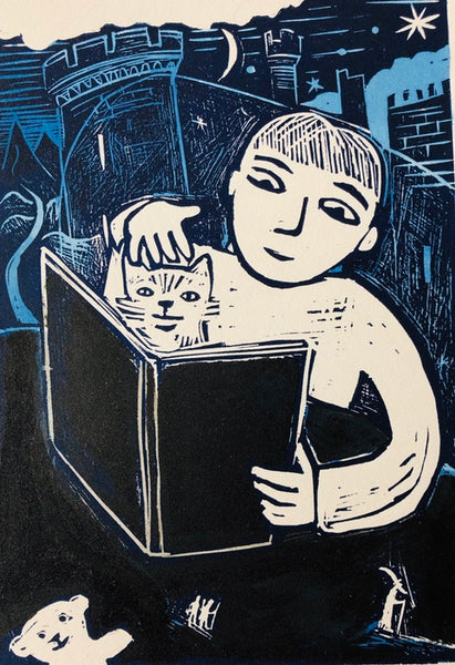 Reading with Daisy 2/30 (EB07) – Purple Gallery