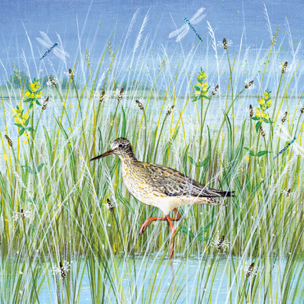 Wading Bird (card) – Purple Gallery